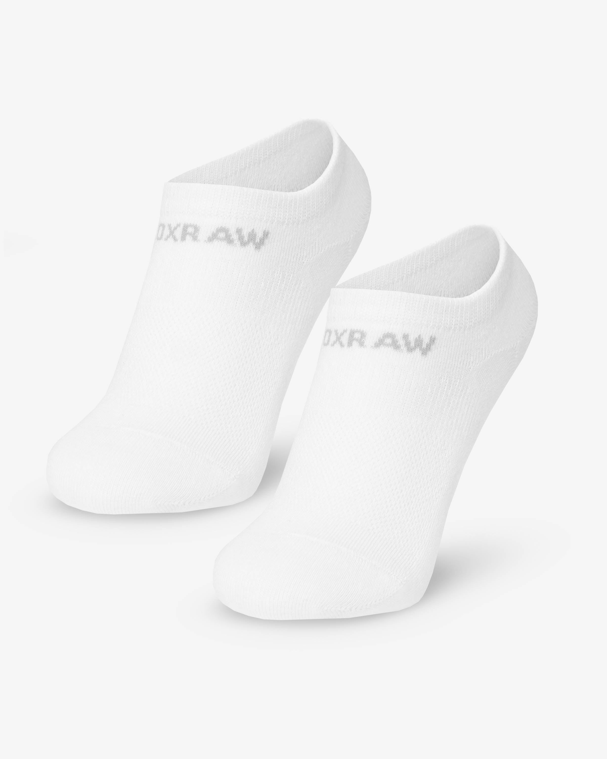 BOXRAW Trainer Socks (3 Pairs) - White | BOXRAW