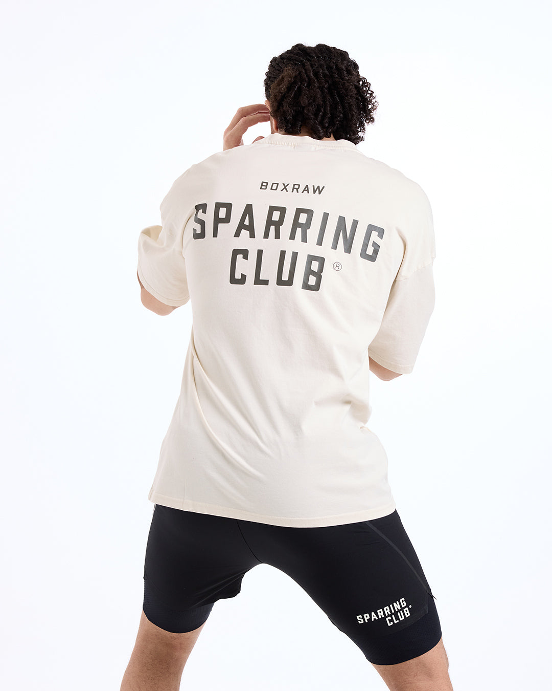 Sparring Club Oversized T-Shirt - Washed Beige | BOXRAW