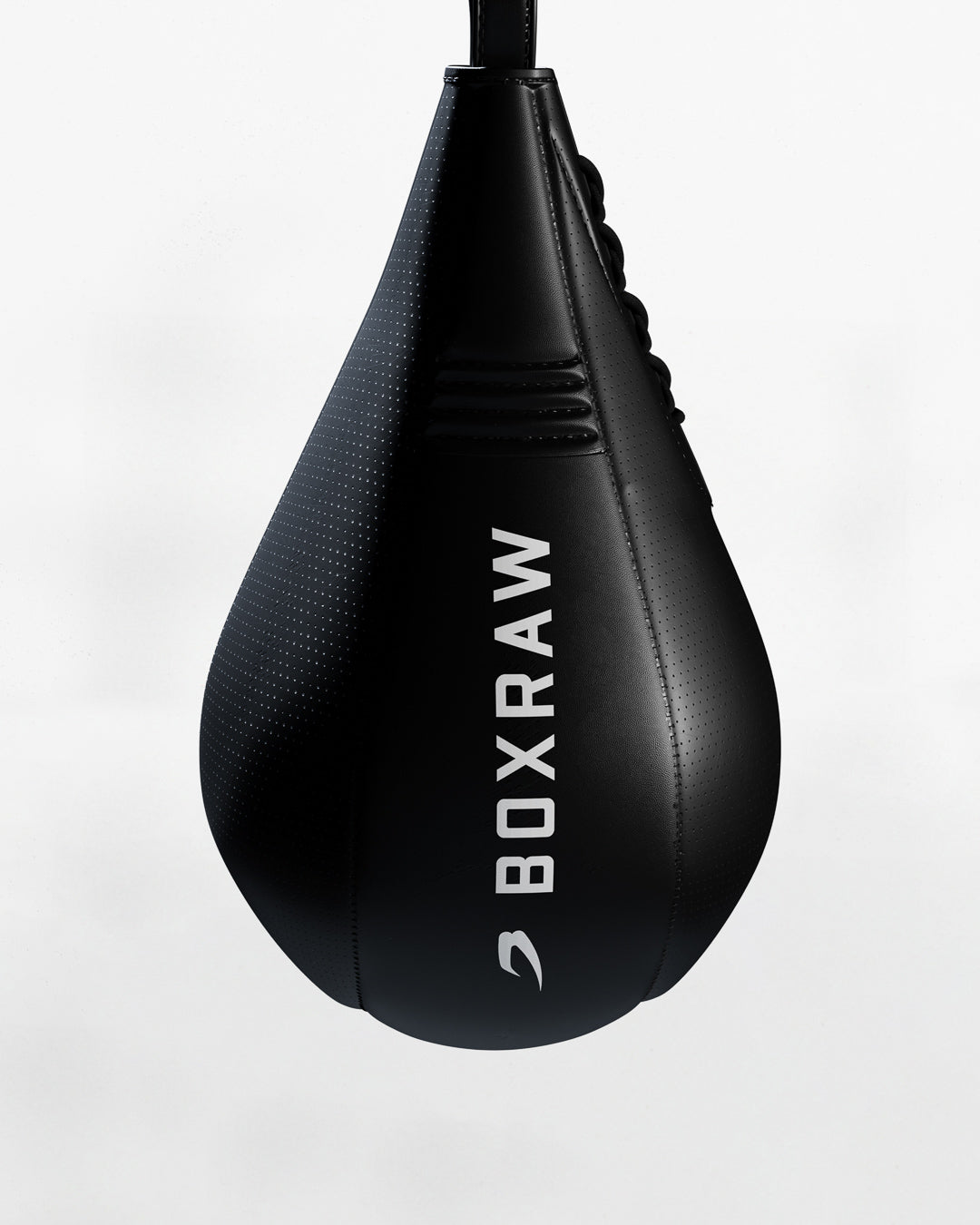 20cm Pro Speedball - Black | Boxing Punch Bag | BOXRAW