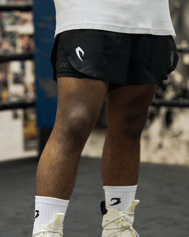 Tunero 2-in-1 Shorts - Black | BOXRAW