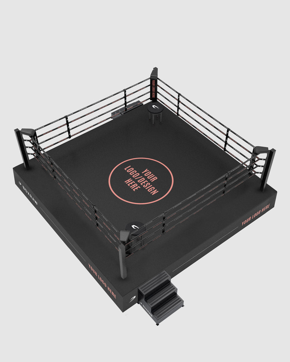 BOXRAW 90cm Competition Boxing Ring - Custom Design | BOXRAW