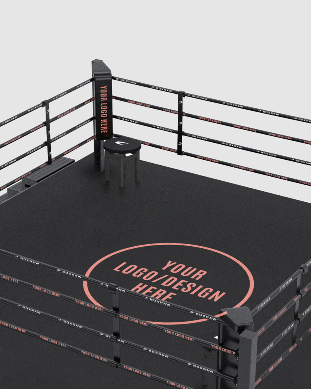 BOXRAW 90cm Competition Boxing Ring - Custom Design | BOXRAW