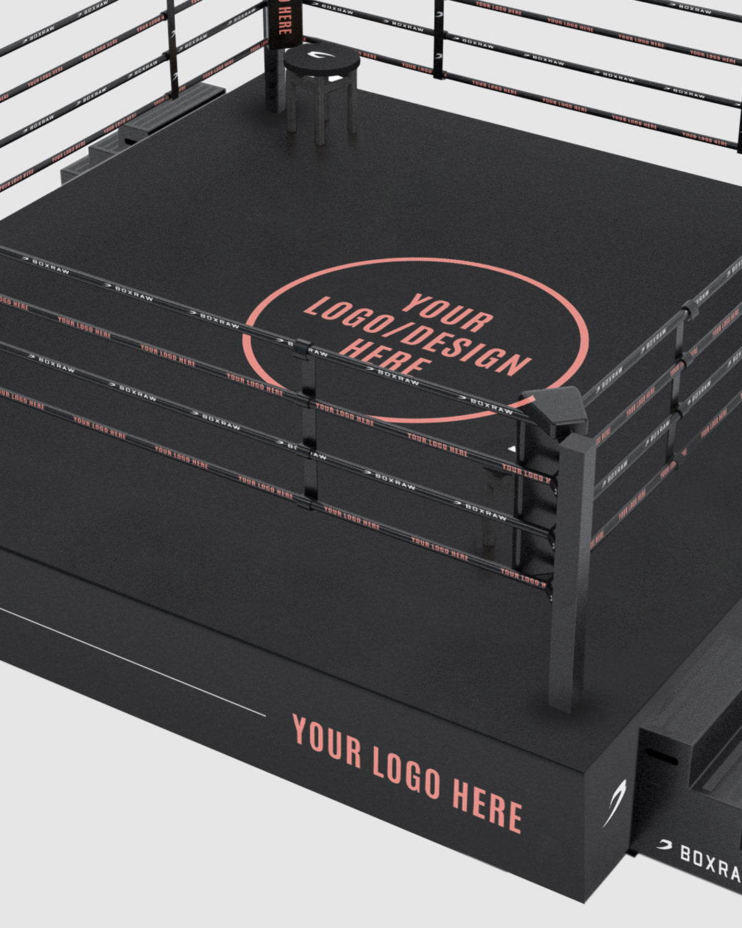 BOXRAW 90cm Competition Boxing Ring - Custom Design | BOXRAW